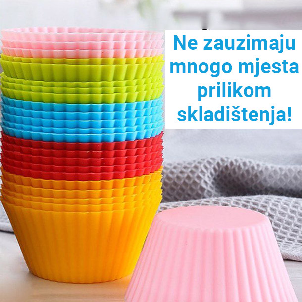 Cake Cups | Silikonski kalupi za kolačen i mafine